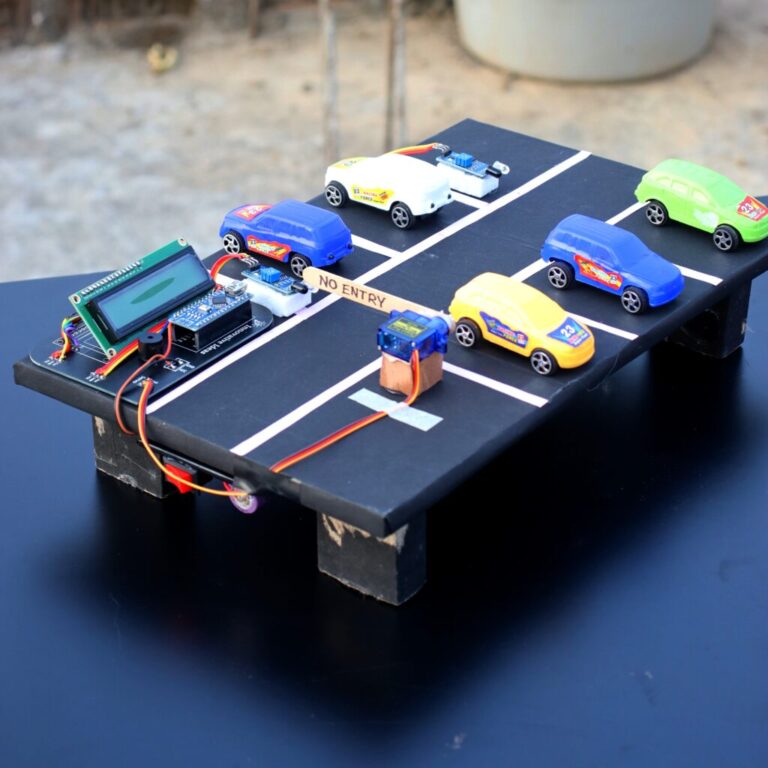 IR sensor based car parking (with ply base) – MyCOMPONENTS